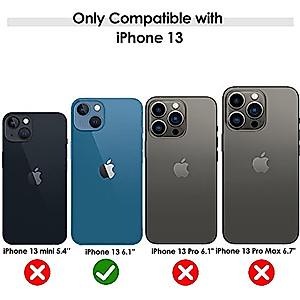 LOHASIC Designed for iPhone 13 Case, Luxury Leather Premium Business Classic Cover Non Slip Soft Grip Protective Men Women Phone Cases Cover Compatible with iPhone 13 6.1" 2021 5G - Brown