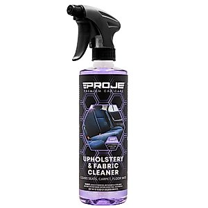 PROJE' Upholstery & Fabric Cleaner - Effective Carpet Cleaner - Stain remover - Eliminates Odors - Car Seat Cleaner - 16 Fl Oz