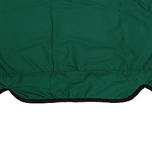 dDanke Patio Swing Cushion Cover Swing Seat Cover Replacement for 3 Seat Swing Chair Dustproof Protection 150X50X10CM, Cover Only (Green)