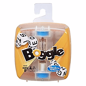 Boggle Classic Game | Word Search Games | Ages 8+ | 1 or More Players | Portable Travel Size | Fun Family Dice Games for Adults and Kids
