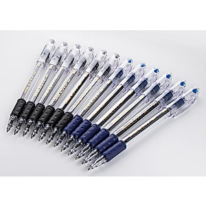 Pentel RSVP medium point pens - ballpoint - 1.0mm - 12 Pack Of 6 Blue And 6 Black Ink Pens
