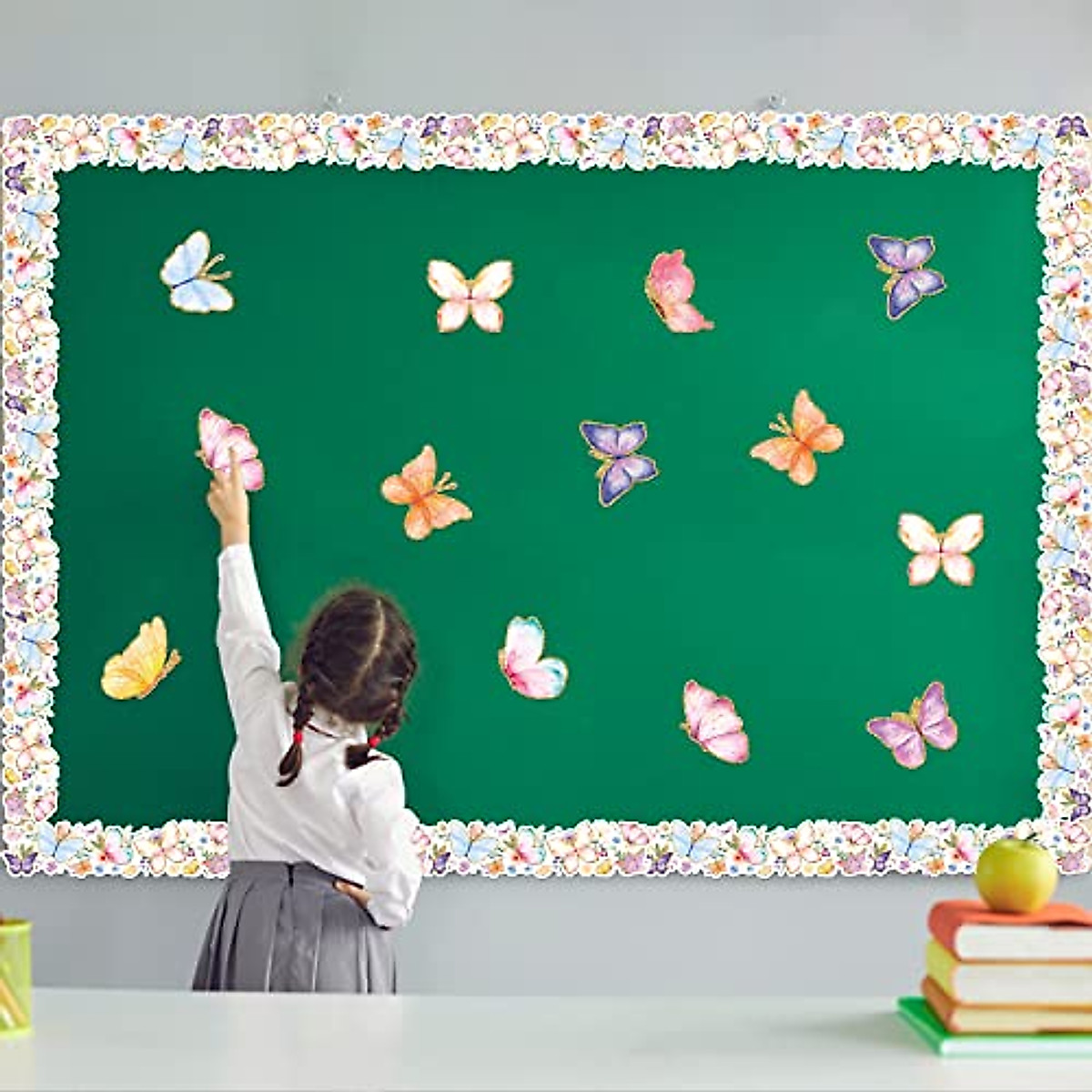 OSNIE 72Pcs Butterfly Decor Set for Classroom & Parties