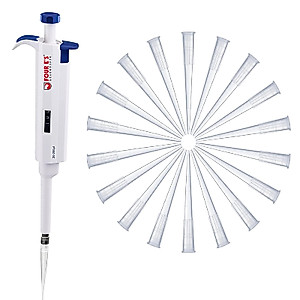 20-200uL Pipettor with 1000pcs 200uL Pipette Tips