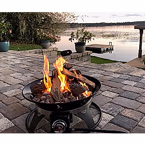 ZBXFCSH 5 Pieces Large Decoration Ceramic Wood Gas Logs and Rock Wool Use in Indoor, Gas Inserts, Vented, Electric, or Outdoor Fireplaces, Fire Pits, Stoves. Realistic Clean Burning Accessories