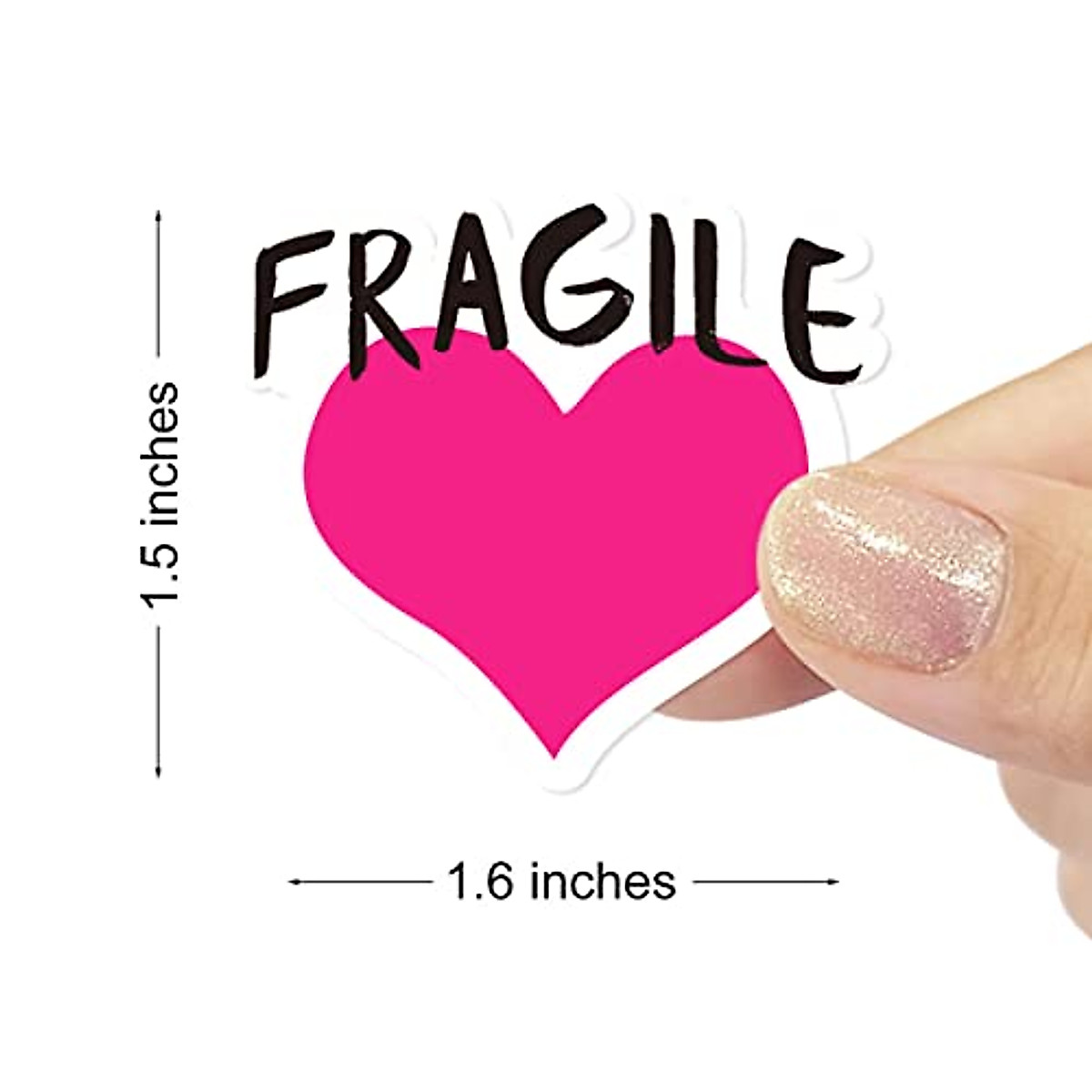 Fragile Stickers,Mail Stickers,Thank You Stickers,Handmade Stickers,Small Shop Stickers,Envelopes Stickers for Small Business, Online Retailers,Handmade Goods,500 Labels Per Roll