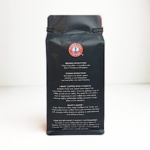 Five Lakes Coffee - Angry Brew - Coffee with a punch! Highly caffeinated, dark roast, coffee (Ground)