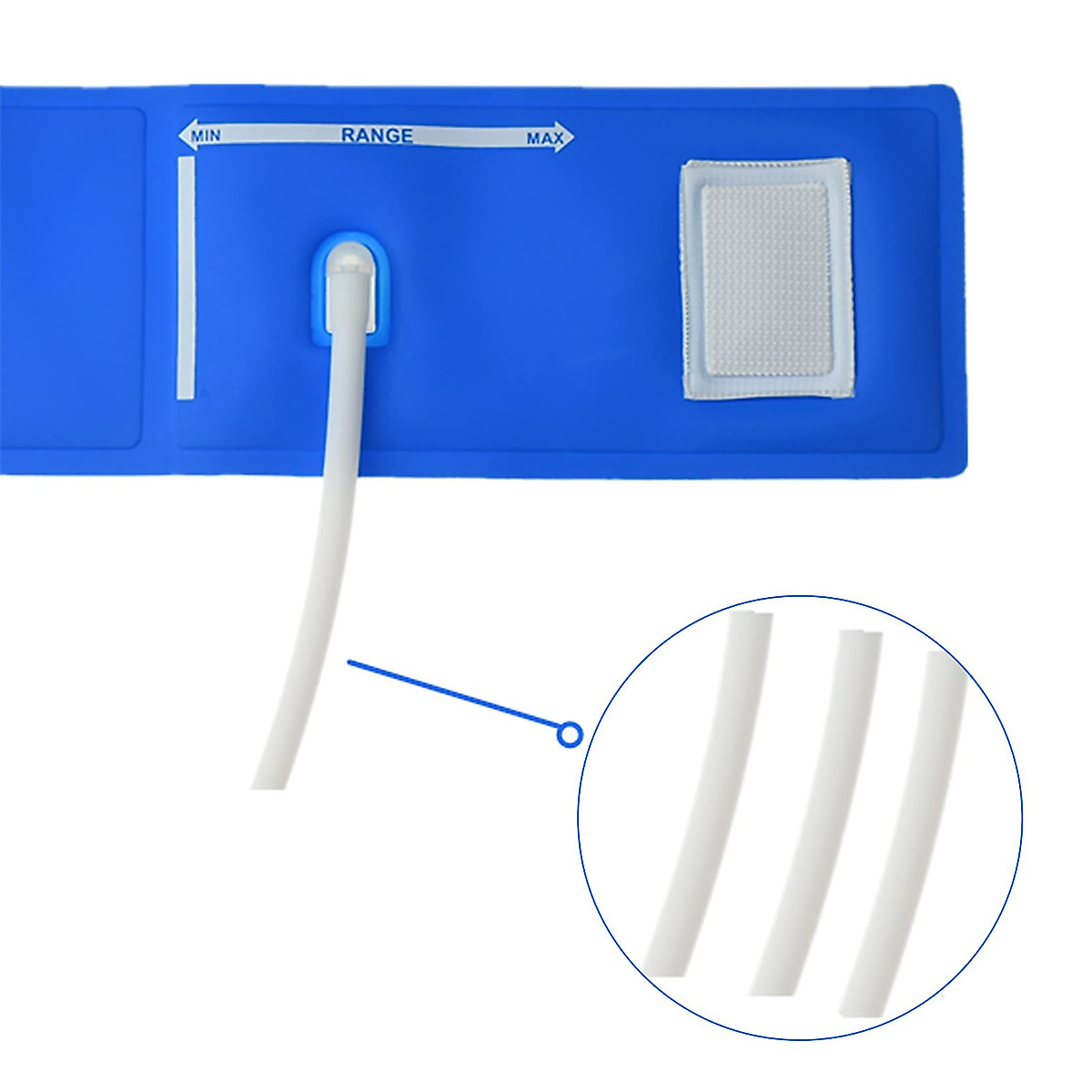 2 Pcs Veterinary Dedicated Dog Blood Pressure Cuffs Reusable Pet Sphygmomanometer Cuff Accessories - Animal Monitor Cuff Set with 2 Kinds of Interfaces (Dog)