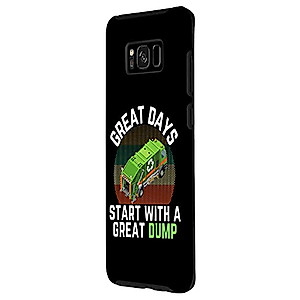 Galaxy S8+ Garbage Truck Recycling Trash Rubbish Recycle Great Dump Day Case