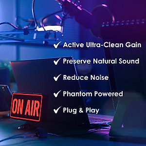 Cloud Microphones - Cloudlifter CL-1 Mic Activator - Ultra-Clean Microphone Preamp Gain - USA Made