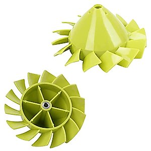 Blower Fan Blade 529437004 529437001 for Ryobi P2108 P21081 P21081VN P21081VNM (2 Pack )
