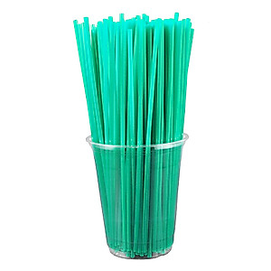 Collins Straws - GREEN (Box of 500)