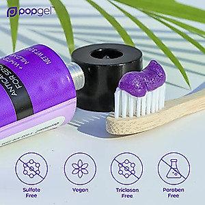 PopGel Sensitive Kind Toothpaste - Mild Mint - 100% Plastic Free Toothpaste - Anticavity Fluoride Toothpaste - Vegan - Clean Ingredients - SLS & Paraben Free (Mild Mint)