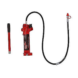 TQSHOoP 4 Ton Porta Power Kit, Hand Porta Power Hydraulic Jack, Portable Hydraulic Detach Car Jack, Automotive Repair Porta Power Pump Ram Jack Tool