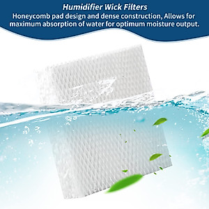 1040 Essick Humidifier Wick Filter for AIRCARE Air Humidifier B23 DP3 B40 B40-C 3D6-100 5D6-700 7D6-100 B23-710 B23-810 D46-720 CM330 500 700 3000 Series Fit MoistAir Models: MA-0300 MA-0500-4 Pack