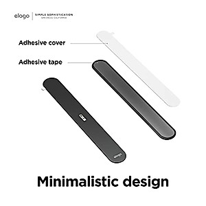 elago Metal Plate Compatible with R1 Apple TV Siri Remote 4K 4th Generation Case - Powerful Magnets Stick to Plate, Adhesive Tape Included, Minimalistic Design, Complete Access, 2 Plates Included