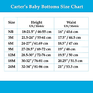 Carter's Baby Girls' Denim Jeggings (18 Months, Blue)