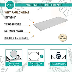 Wallniture Milan White Floating Shelves for Wall, Wood Wall Shelves for Kitchen Organization and Storage, 17"x6" Geometric Triangle Shelf Set of 4