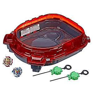 BEYBLADE Burst Turbo Slingshock Rail Rush Battle Set - Complete Set Burst Beystadium, Battling Tops, and Launchers (Amazon Exclusive)