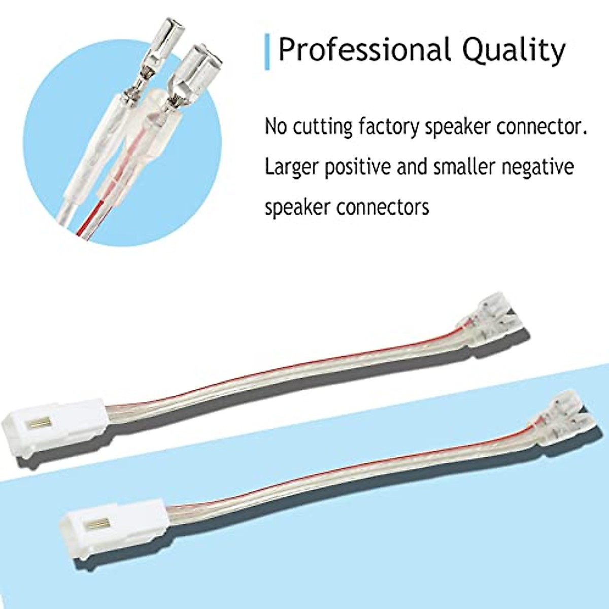 for 2002-2019 Jeep Wrangler, Chrysler, Dodge Vehicles Aftermarket Door Speaker Dash Tweeter Wire Harness Connector