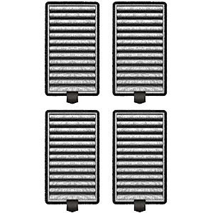 Fette Filter -DSTx HEPA + Carbon Premium Filter Replacement Compatible with Clarifion DSTx Mini Personal Air Purifiers - Pack of 4