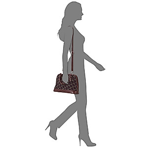 Giani Bernini Plaid Croco Dome Satchel