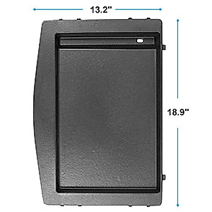 Cast Iron 7599 Griddle for Weber Genesis II 300 & 600 Series and Cast Iron Cooking Griddle Parts for Weber Genesis II LX 3/4/6 Series Burner Grills, Grill Accessories for Weber Outdoor Grill.