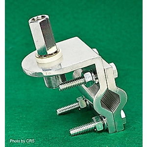 Workman Double Groove CB Radio Antenna Mount W/ SO239 Stud BRV1