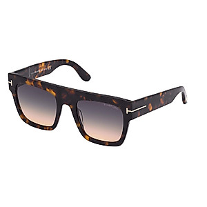 Tom Ford RENEE FT 0847 Dark Havana/Smoke Shaded 52/21/140 women Sunglasses