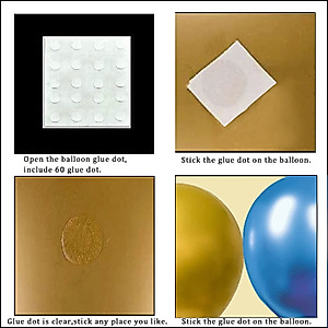 Gold and silver blue Birthday Party Decoration Set，Including Happy Birthday Banner, Balloons, Metallic Fringe Curtain, Golden Crown, Suit Perfect For Girls or Boys, Men or Women Birthday Party