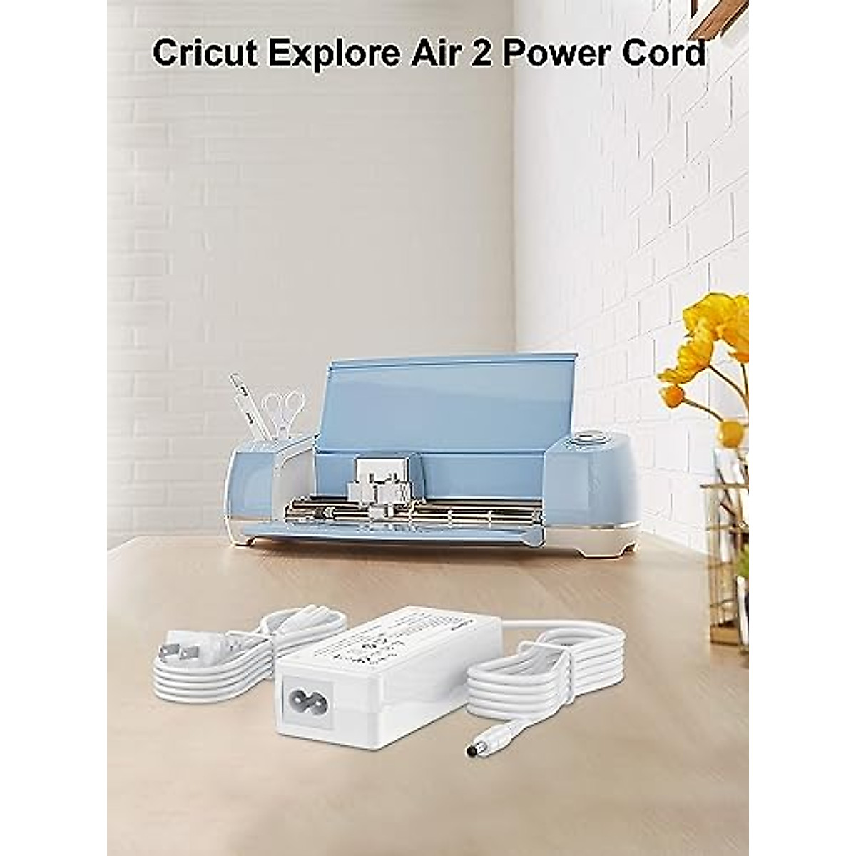 18V 54W Power Adapter Charger Replacement for Cricut Explore Air 2,Cricut Maker（White）