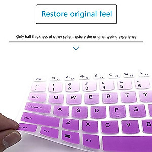 Keyboard Cover for Lenovo IdeaPad 15.6" 320 330 330s 340s 520 720s 130 S145 L340 S340 |2019 2018 New Lenovo IdeaPad 15.6" |Lenovo IdeaPad 320 330 17.3" | 15.6" Lenovo V330 V130-GPurlple