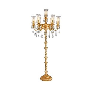 AQUETI Floor Light Standing Lamp Floor Lamp Glass Lampshade Standing Floor Light for Living Room Floor Lamp Lustre Floor Lamp Standing Light