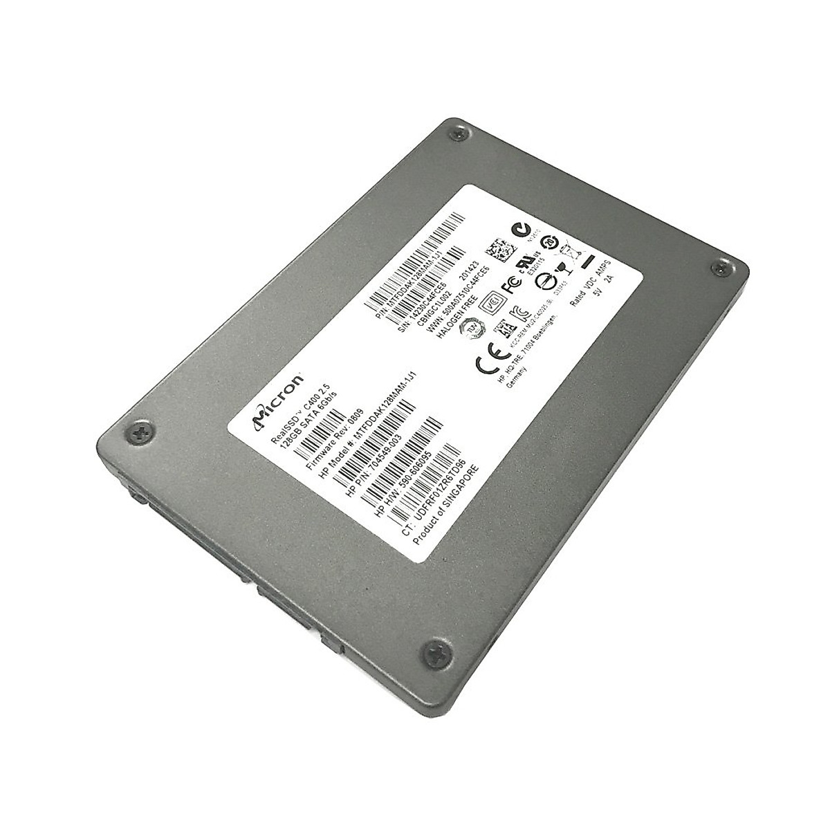 Micron RealSSD C400 128GB 2.5-inch SATA III MLC (6.0Gb/s) Internal Solid State Drive (SSD) MTFDDAK128MAM-1J1 - New OEM w/ 3 Years Warranty