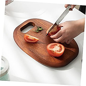 RORPOIR Dinner Plate Set Small Wooden Cutting Board Wooden Cutting Boards Fruit Cutting Board Dish Dryer Wooden Chopping Block Choppinng Block Cutting Block for Kitchen Wood Chopping Board