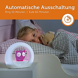 Zazu Kids LOU Voice Activated Nightlight Lamp (Pink)