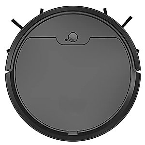 TAPARU Robot Vacuum Cleaner Floor Robot Vacuum Cleaner Sweep and Wet Mopping Floors Carpet Run Auto RechargeAppliance (Color : Black)