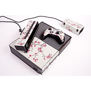 247 Skins Graphics kit Sticker Decal Compatible with Xbox One and Wireless Controllers - Cherry Blossoms