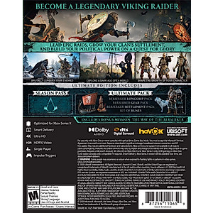 Assassin’s Creed Valhalla Xbox Series X|S, Xbox One Standard Edition