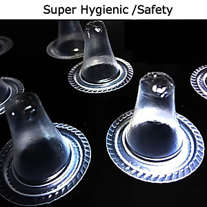 Happy-house 100 Counts Ear Thermometer Probe Covers Refill Caps Lens Filters for All Braun Ear Thermometer Models Thermometers, Disposable Covers for Ear Thermometers