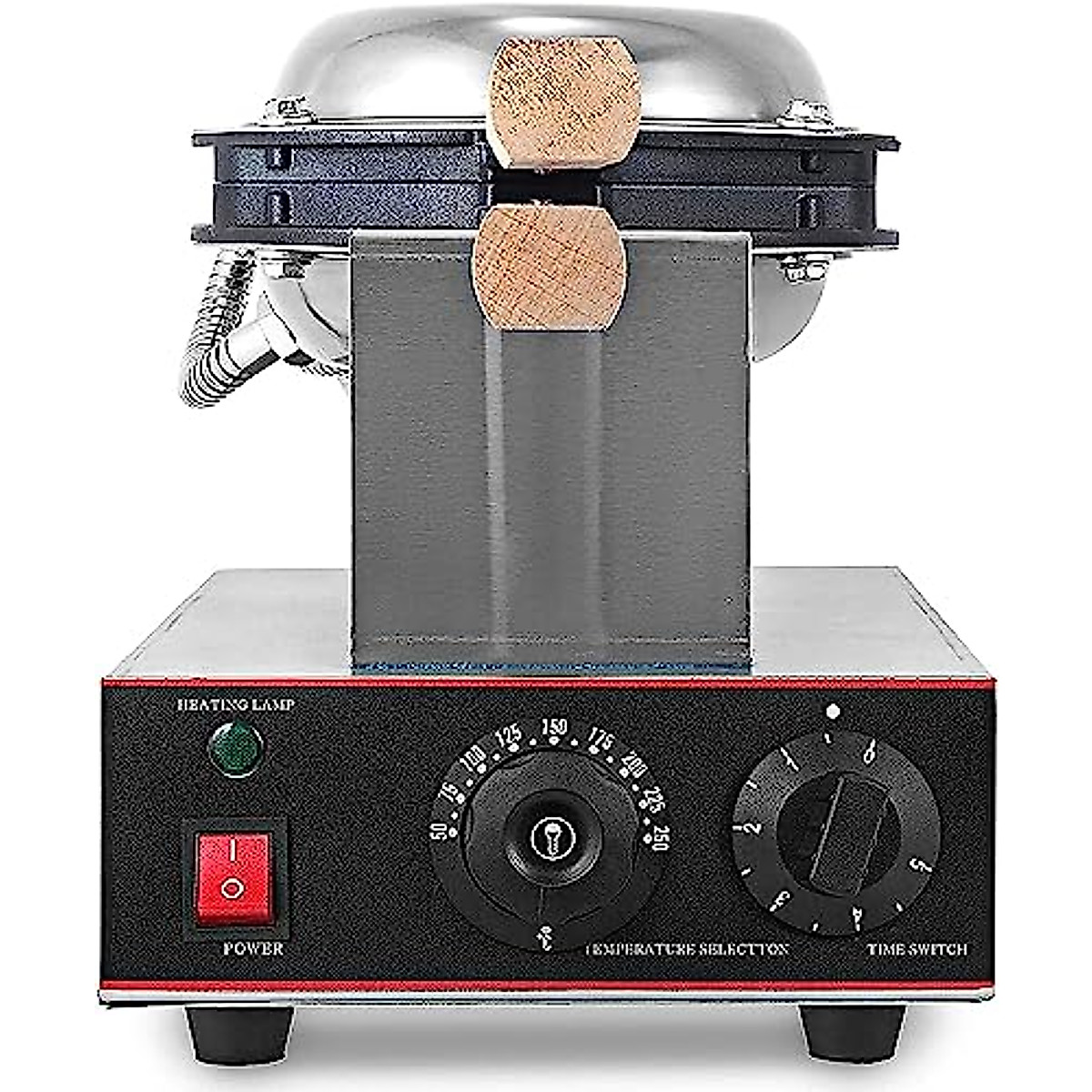 Bubble Waffle Maker, Commercial Waffle Maker, Electric Egg Cake Machine, Nonstick Electric Waffle Maker Machine, 30PCS Electric Egg Cake Machine, Temperature 50-250℃