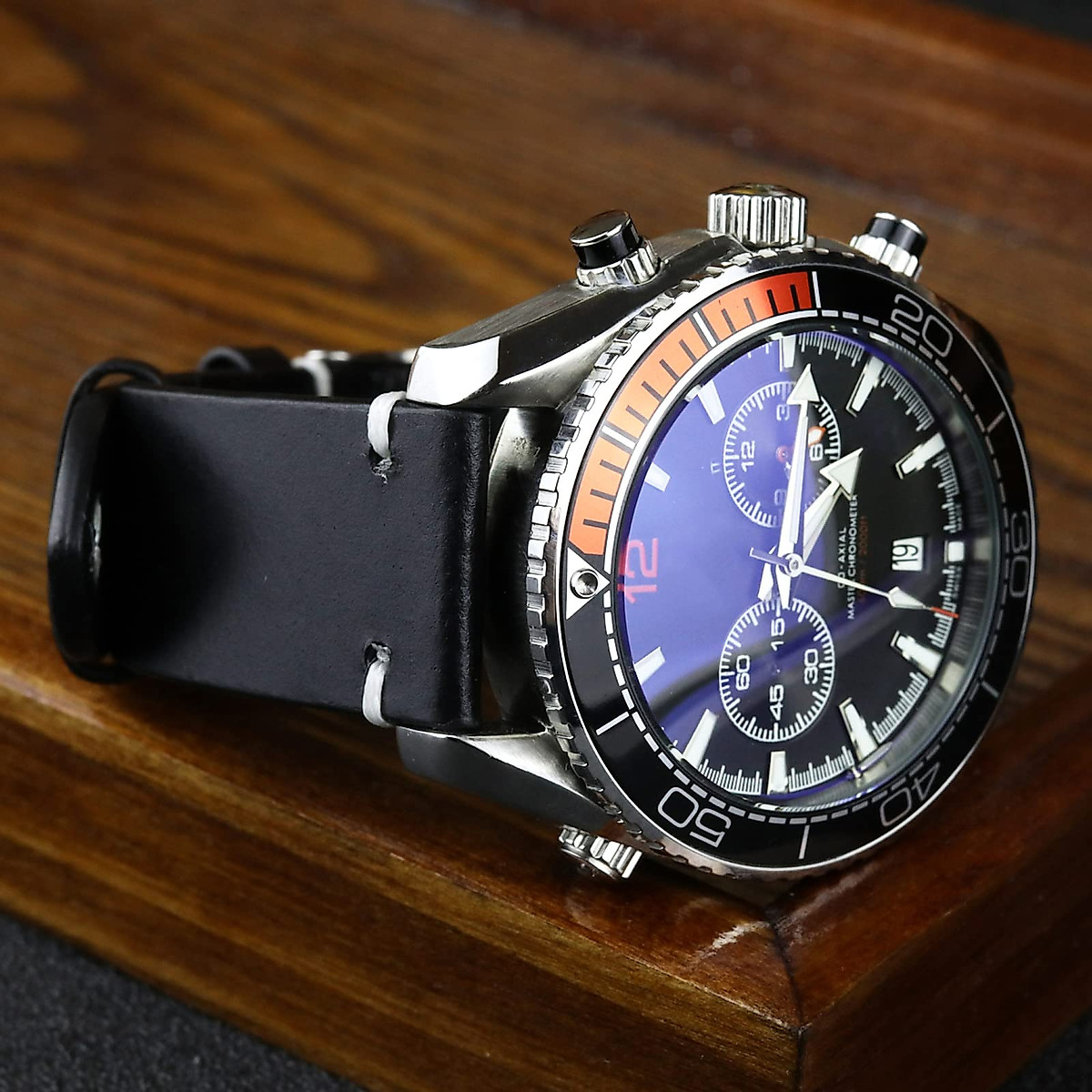 WOUKUP Vintage Leather Watch Band Quick Release Replacement Genuine Watch Strap 18mm 19mm 20mm 22mm for Men and Women