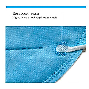 ProStar Respirator Face Mask, Fold-Style with Ear Loops, Made in USA, 20pcs, 4-Layer ≥ 95% Filter Efficiency, Blue Mask