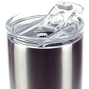 Reduce Tumbler Lid for 16 and 24 oz Drink Tumblers/Mugs - BPA Free, Dishwasher Safe, Impact Resistant - Replace Broken, Damaged or Lost Reduce Cold 1 Lids - Clear