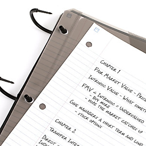 Five Star Flex Refillable Notebook + Study App, 1 Inch Binder with Customizable Cover, College Ruled Notebook and 3 Ring Binder, Hybrid NoteBinder, 200 Sheet Capacity,Purple (29326AB6)