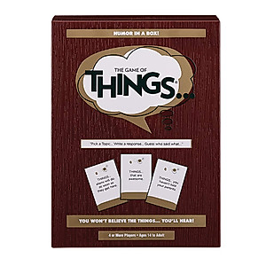 Game of Things... 2nd Edition - You Won't Believe The Things... You'll Hear! - Hilarious Party Game - 4+ Players - Ages 14+