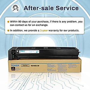 TN711 TN712 Black Toner Cartridge for Konica Minolta TN711K TN712K(A3VU030) Toner Compatible with Bizhub C754 C654 754E 654E Toner Page Yield 47200 (1 Pack)…