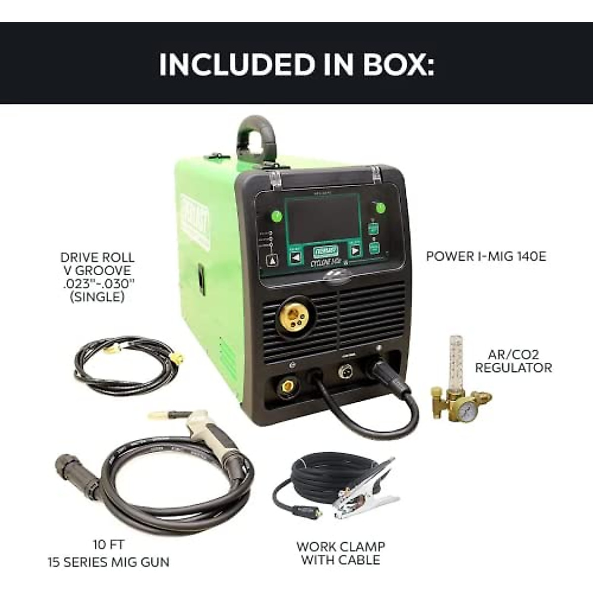 New 2021 Model Cyclone 140E MIG Welder 110 volts FLUX Core capable 140AMP