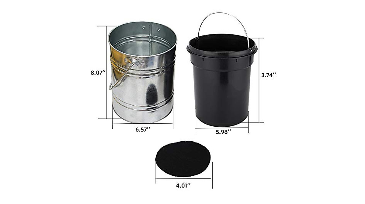 Odorless Kitchen Compost Bin - Durable & Easy to Clean