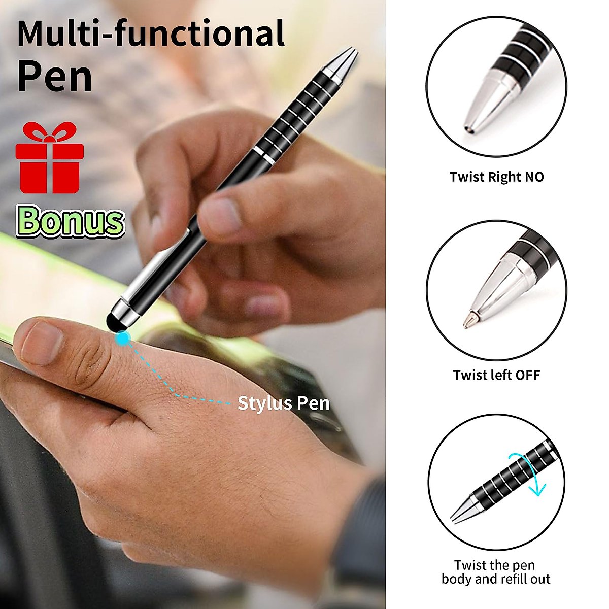 RYUITHDJP Small Memo Pad Notepad with Bling Theme, Mini Pocket Notepad Holder + 1 Pen + 2 Pieces Memo Book Refills 30 Lined Paper Note Pad
