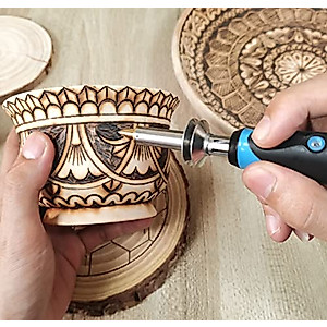 72 pcs Wood Burning Kit Professional Pyrography Wood Burning Tool , Wood Burner Kit with Accessories for Embossing Carving DIY Adults Crafts Beginners